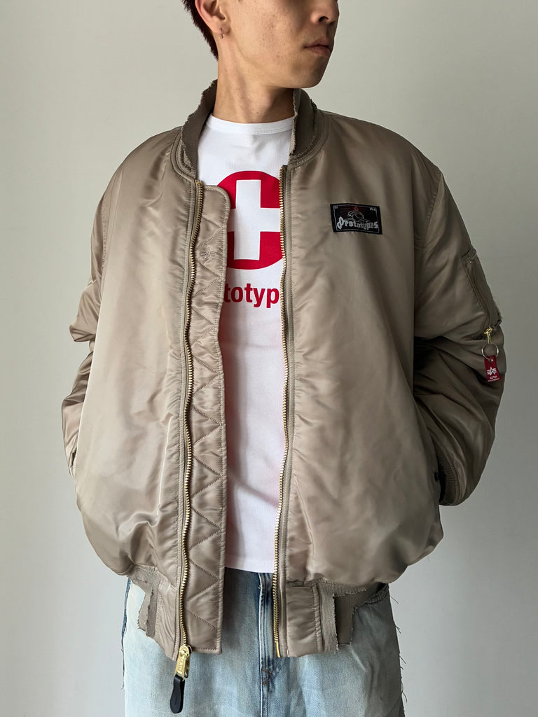 PROTOTYPES (プロトタイプス) | SPRAYED PROTOTYPES BOMBER BEIGE – ADDITION ADELAIDE