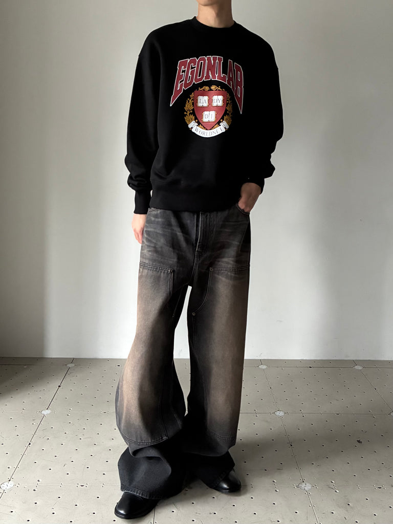 EGONlab. (エゴンラボ) | BAGGY DENIM BLACK – ADDITION ADELAIDE